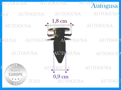 5X BMW MINI COOPER CLIPS FRONTSTANGE SEITENLEISTE 51717127742 ...