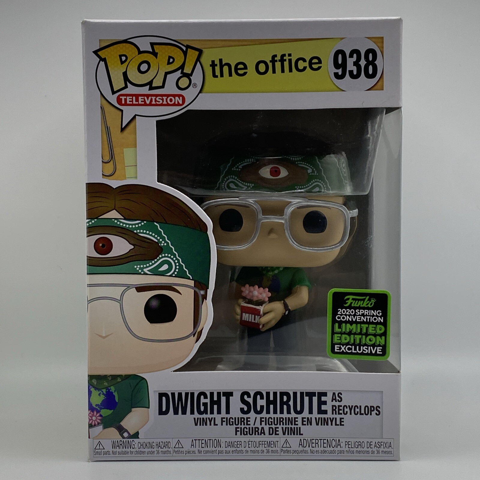 Funko Pop! TV: The Office - Dwight Schrute as Recyclops with Flowers ...