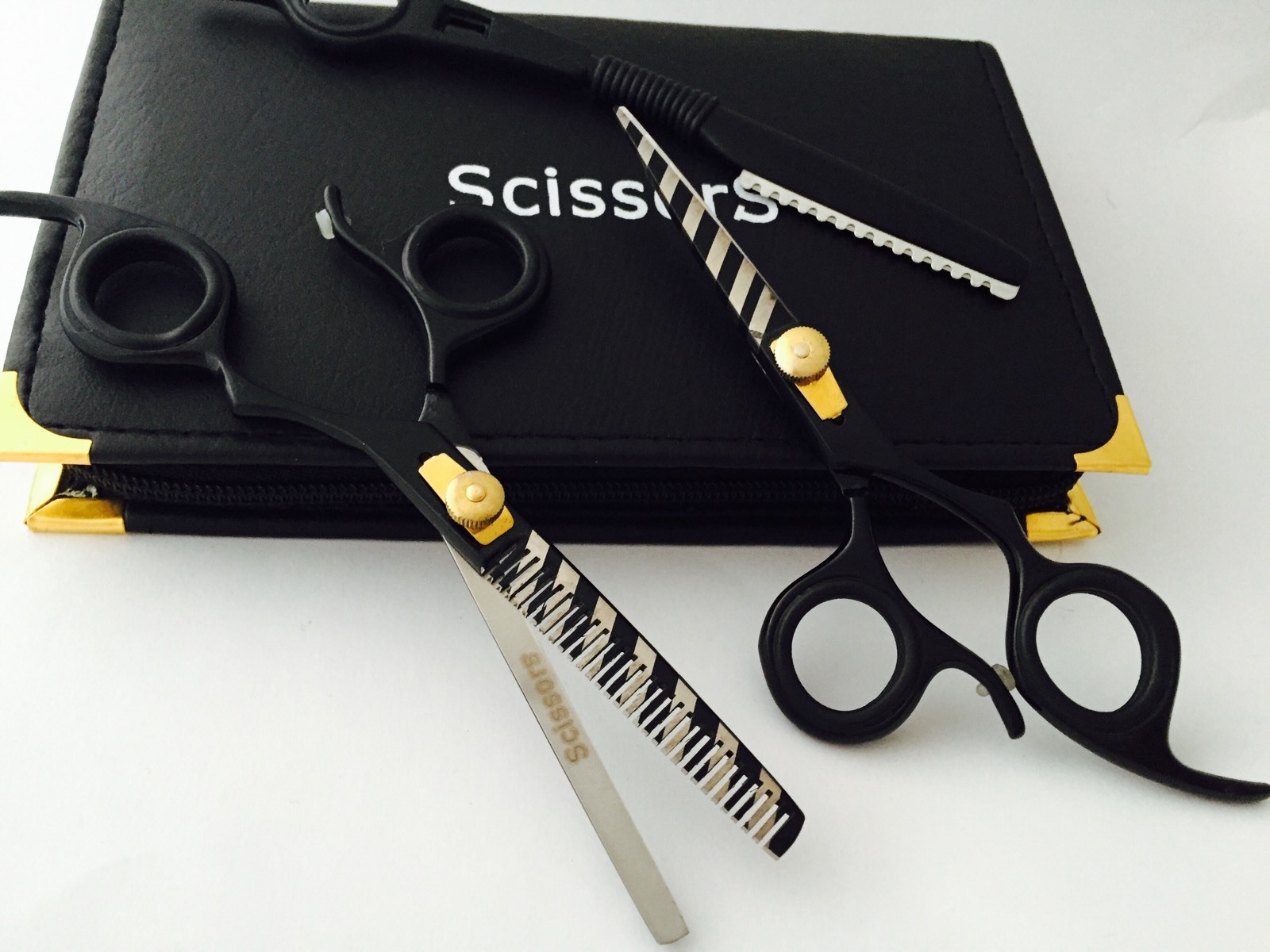 5.5"Professional Hair Cutting & Thinning Scissors Barber Shears ...
