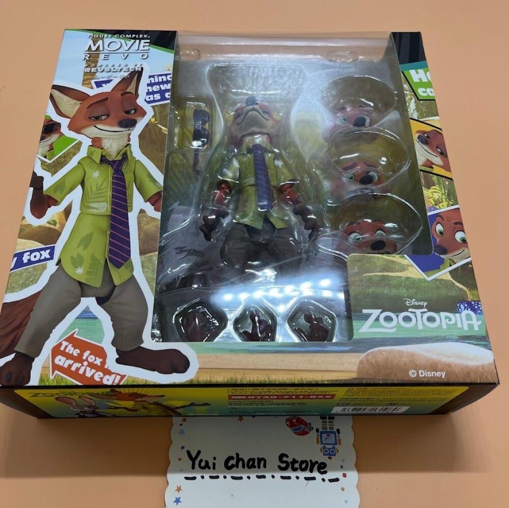 Nick Wilde Judy Hopps Zootopia KAIYODO REVOLTECH Movie Revo Action ...