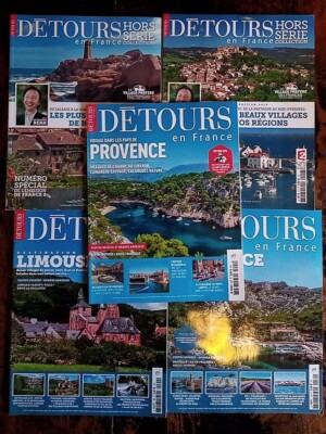 Détours en France - lot de 5 magasines - voir liste | eBay