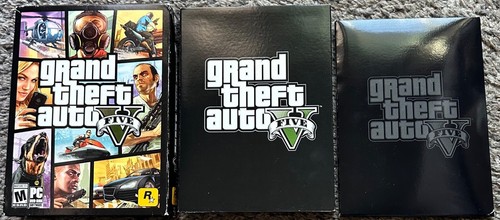 Grand Theft Auto V Five GTA FIVE (5) for PC DVD-ROM 7 Discs w Original ...