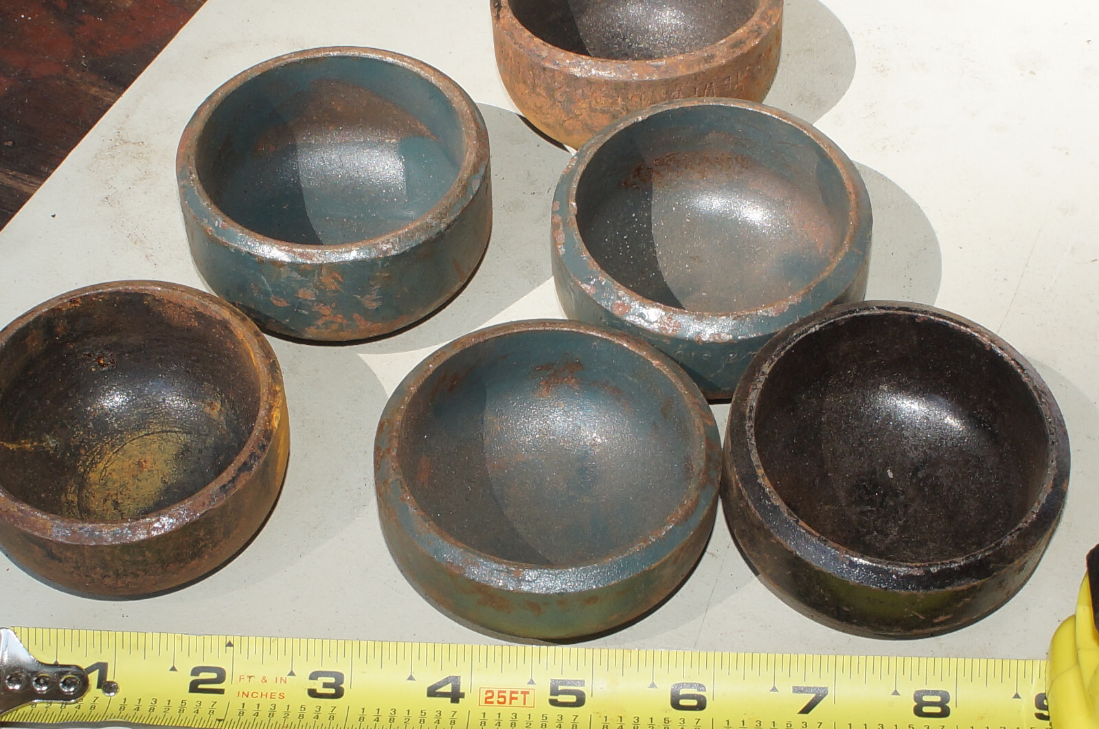 Butt Weld Pipe CAPS Carbon Steel STD WPB 1" to 2.5" (Choose Size) ($1 ...