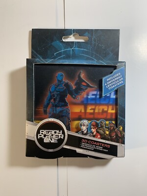 4 x Official Ready Player One 3D Lenticular Drinks Coasters Set | eBay