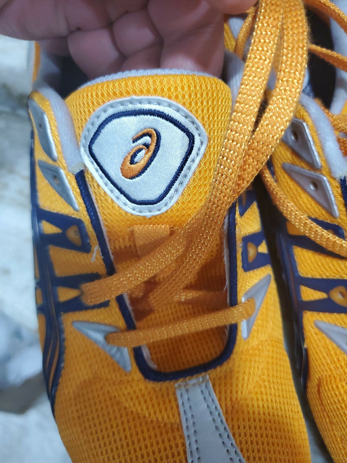 RARE ASICS SPEVA ORANGE TRACK SHOES MEN'S SIZE US9.5 GN212 ONLY ...