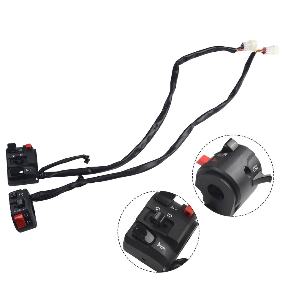 Handlebar Switch Handlebar Switch 2× 7/8" Handlebar Control Switch Left ...
