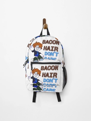 Personalized Bacon Hair Dont Care Roblox Avatar Backpack, Gift For Kids ...