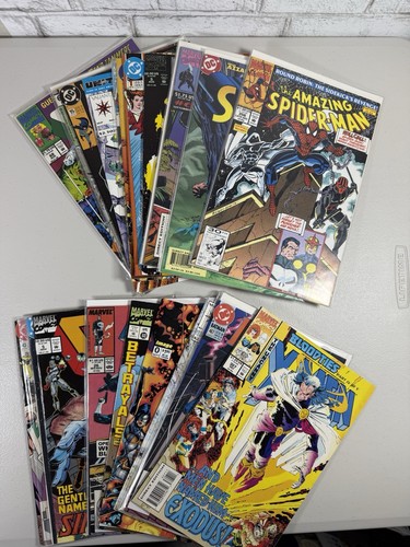 Comic Book Lot Of 20 MARVEL DC VALIANT Batman Superman Spider Man VG+ To VF+ | eBay