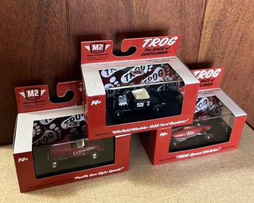 M2 Machines TROG Belly Tank Pacific Gun Gene Winfield 32 Roadster w ...