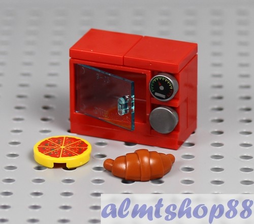 LEGO - Microwave Toaster Oven w/ Pizza & Croissant Kitchen Appliance ...