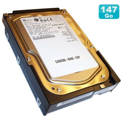 Disque Dur SCSI 146.8Go MAU3147NP 364334-001 CA06380-B47200HW Ultra 320 ...