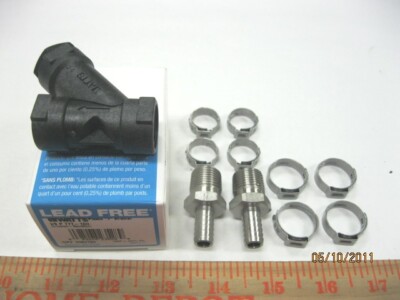 Soda System, Beer System, Part, Kit, WATTS, Strainer, Filter, SS CW 3/8 ...