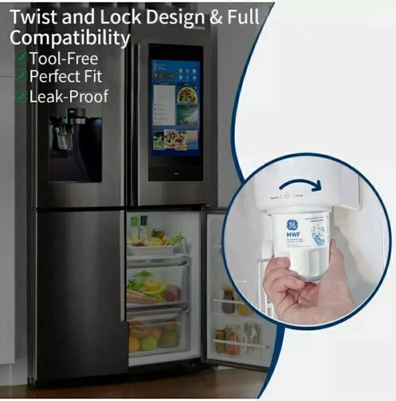 1 PACK GE MWF New GWF 46-9991 MWFP Smartwater Fridge Water Filter | eBay