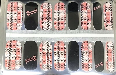 Color Nail Polish Strips,16ct. Boo Plaid. READ DESCRIPTION BELOW | eBay