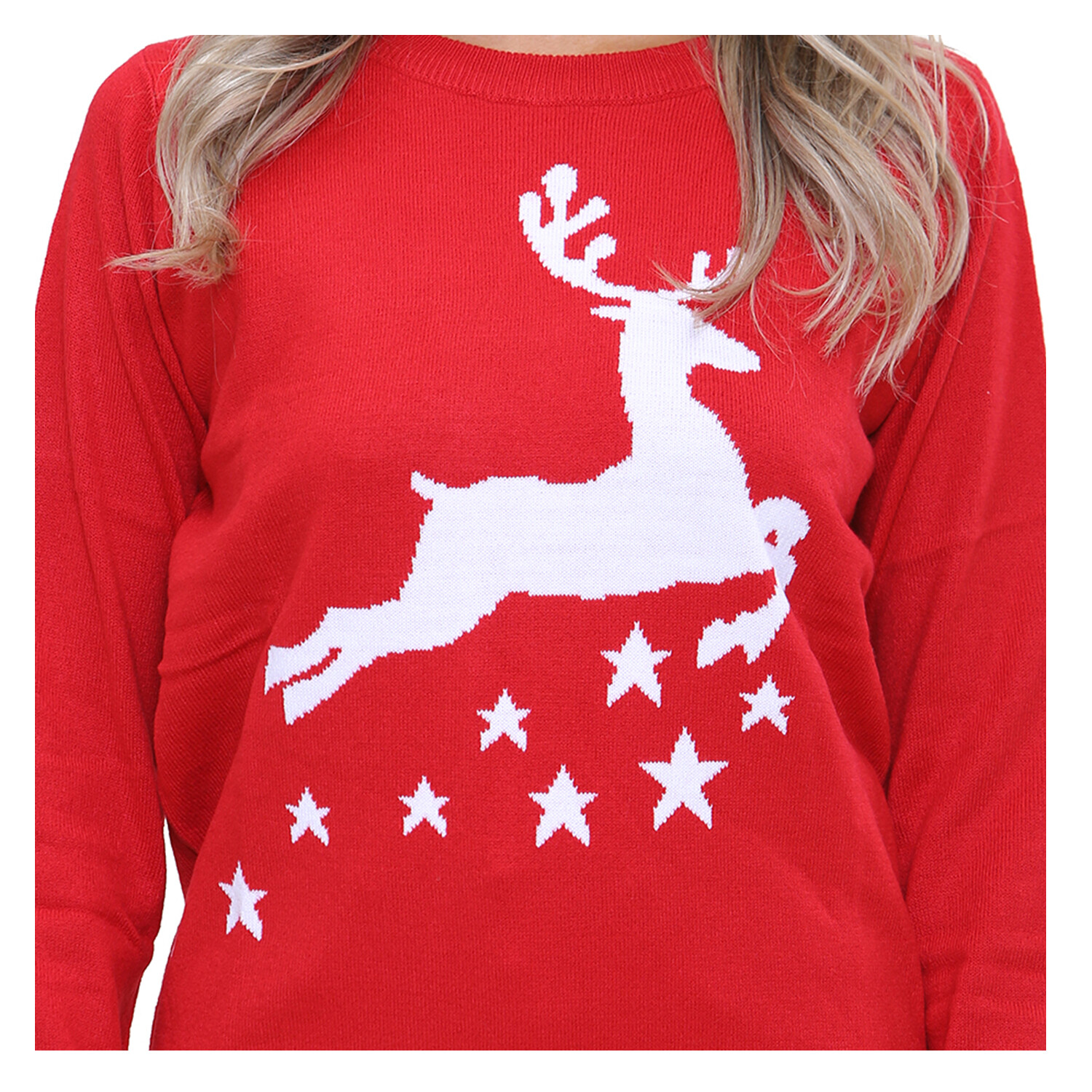 Ladies Women's Xmas Elves Pandas Antlers Reindeer Gingerbread Knitted ...