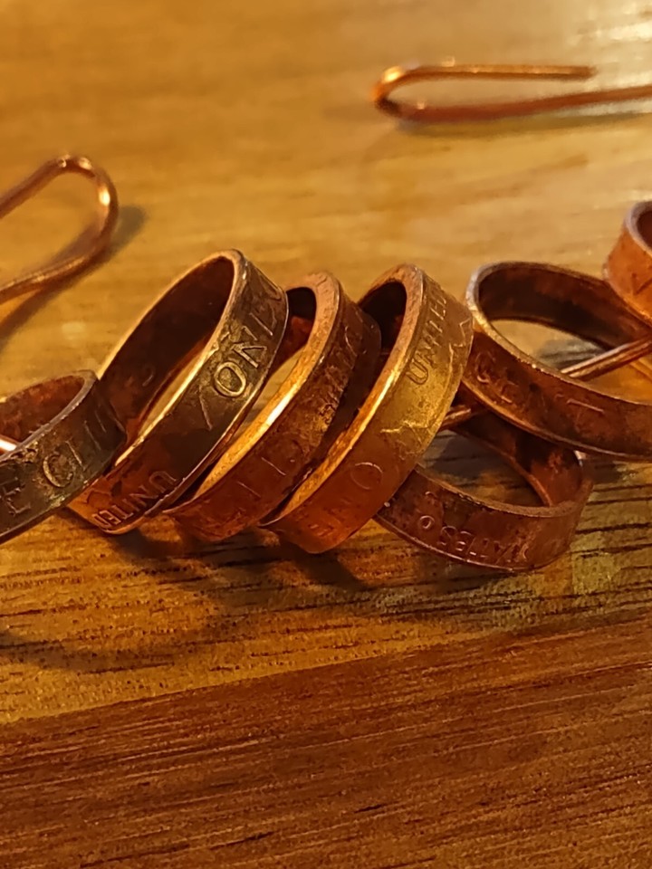 Penny Coin Ring. Currency Ring | eBay