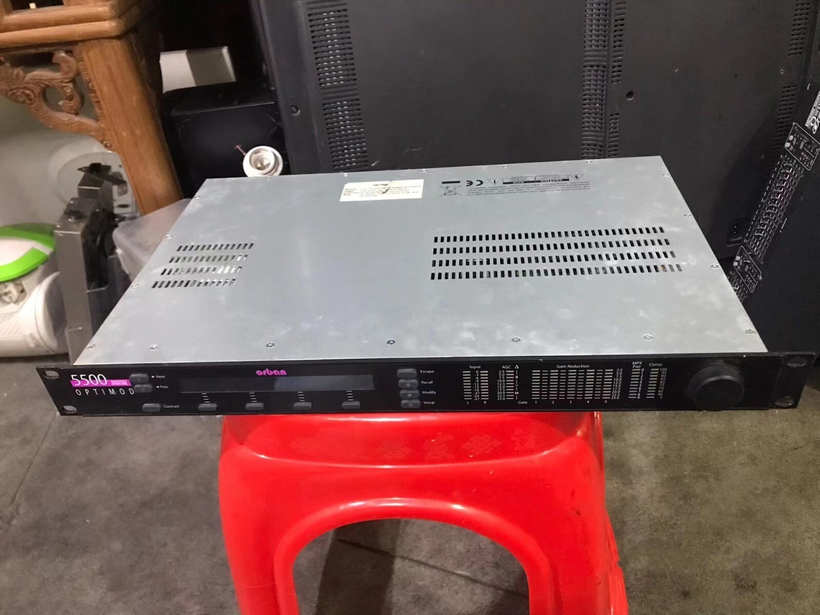 1PCS USED orban 5500 OPTIMOD-FM 5500 Audio Processor by Fedex or DHL # ...