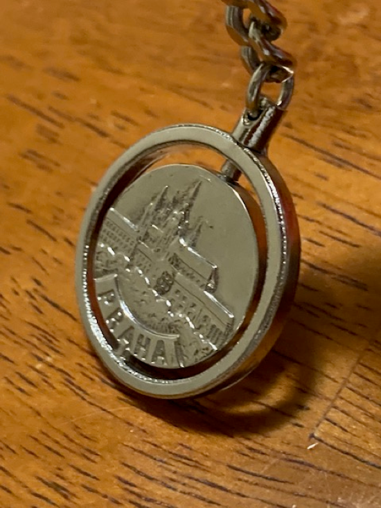VTG Prague Praha Castle Keychain Ring | eBay