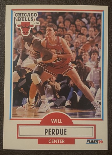 1990-91 Fleer #29 Will Perdue Chicago Bulls Basketball Card | eBay