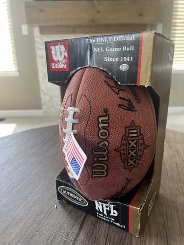 Super Bowl XXXII Wilson NFL Pro Line Denver Broncos/Green Bay Packers ...