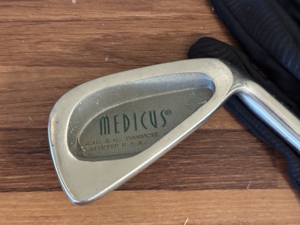 MEDICUS GOLF Pro Series Dual Hinge 5 IRON RH Practice Training Aid Club ...
