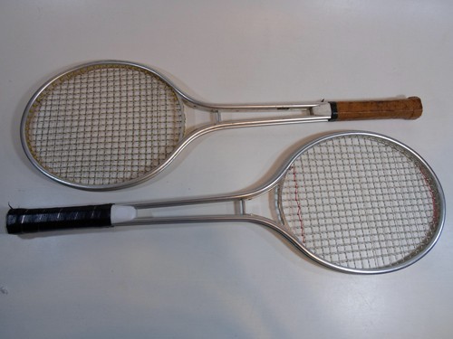 A Pair Tennis Racket Racquet Vintage Metal Aluminum Alloy unbranded | eBay