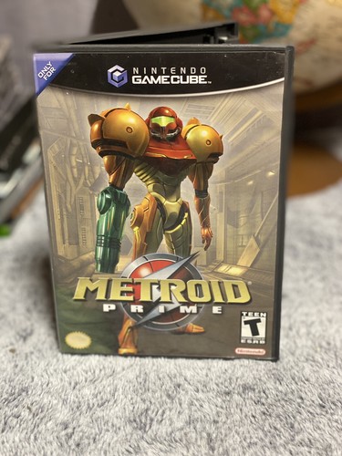 Metroid Prime (Nintendo GameCube, 2004) clean disc with box & manual ...