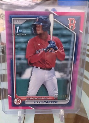 2024 Bowman Allan Castro Pink Paper Parallel 1st #d /175 | eBay