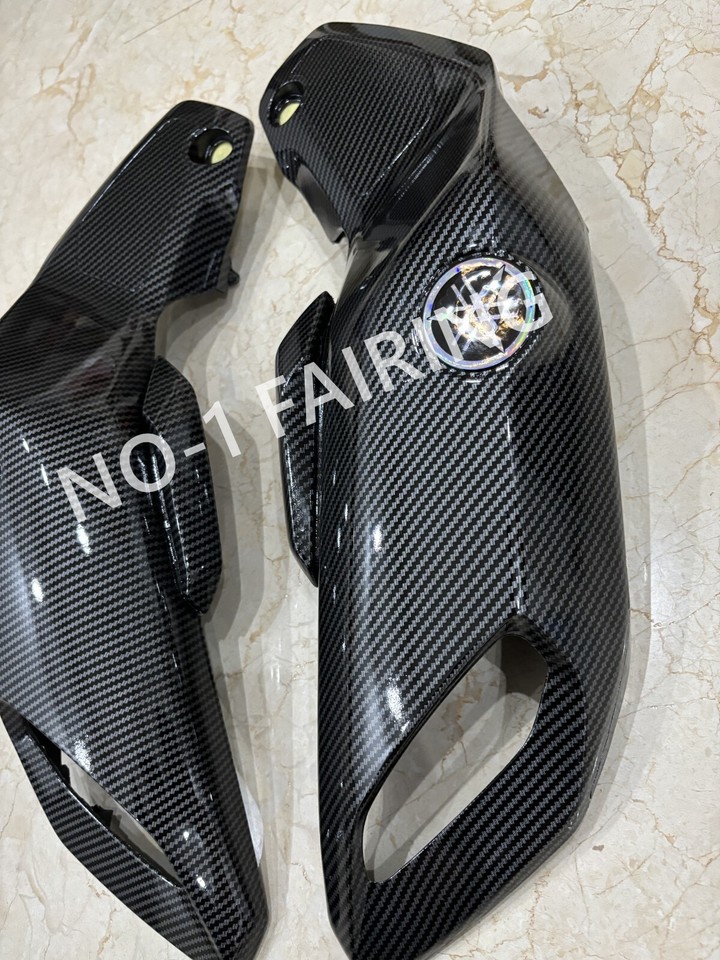 Carbon Fiber Fuel Tank Side Cover Fairing For Yamaha MT07 FZ07 MT 07 ...