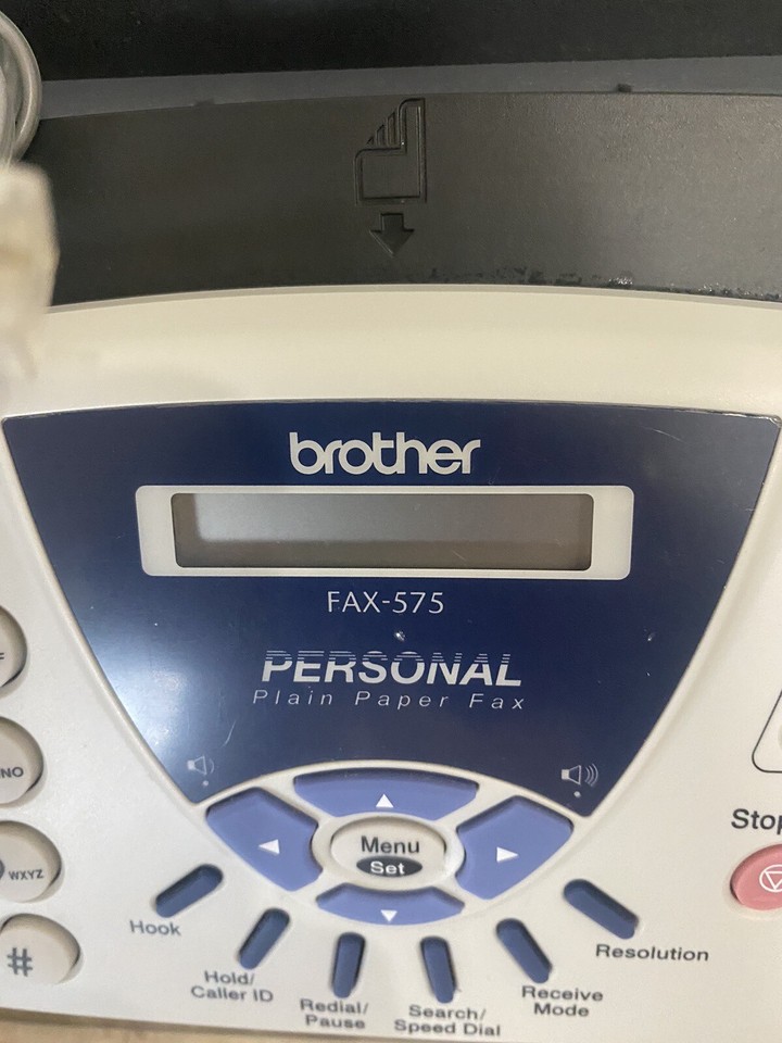 Brother FAX-575 Personal Fax with Phone and Copier 12502612278| eBay