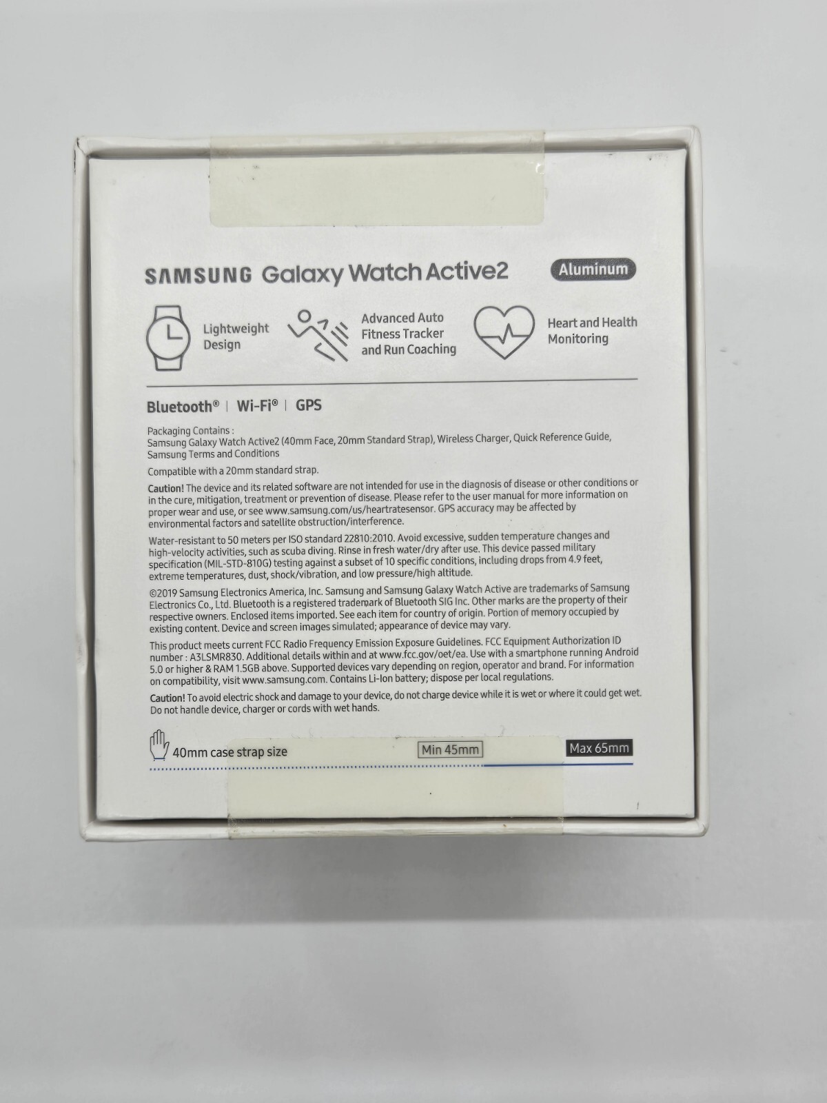 Samsung Galaxy Watch Active 2 SM-R830 40mm Aluminum Case with Sport ...