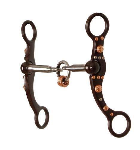 Showman Brown Steel Bit w/ Engraved Copper Studs & Silver Accents on ...