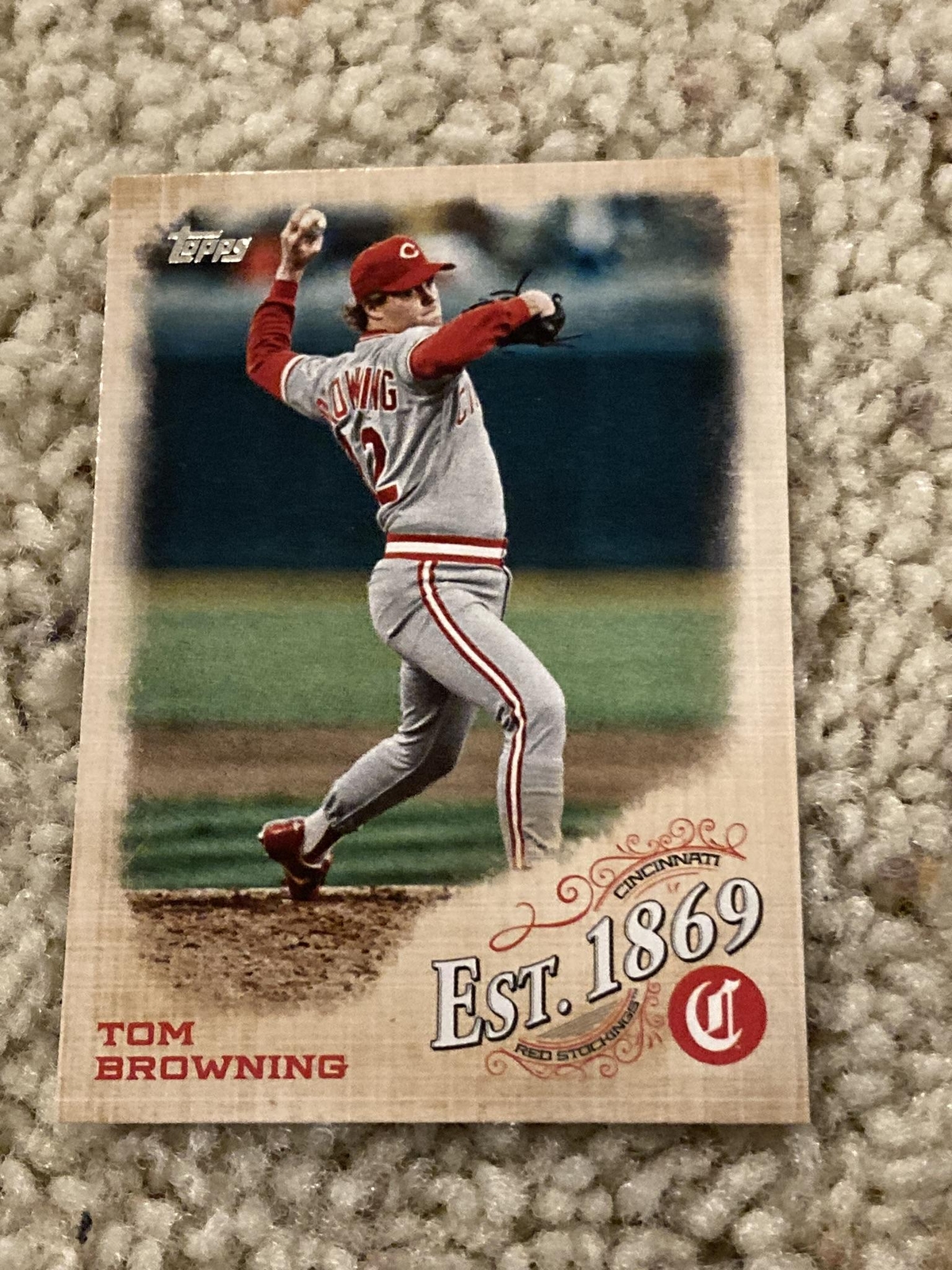 2019 Topps Update #EST-11 Tom Browning Est. 1869 | eBay