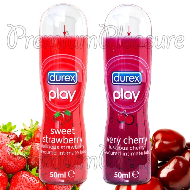 Durex Play Sweet Strawberry and Very Cherry Lubricant 50ml * 2 Water ...