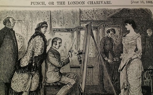 Punch Cartoon 1882 Antique Original Rare VHTF Etch Fashion Artist ...