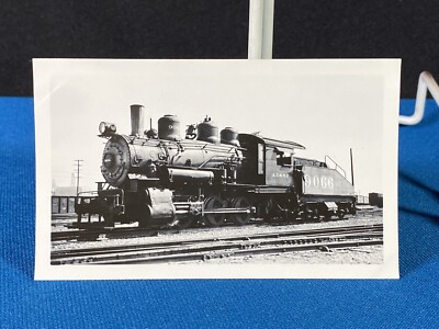 Santa Fe Railway Steam Locomotive 9066 Vintage Photo AT&SF | eBay
