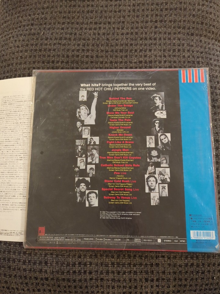 Red Hot Chili Peppers - What Hits? Japan Laserdisc. With Obi And Insert ...