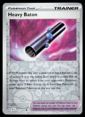 SV05: Temporal Forces #151/162 Heavy Baton Reverse Holo | eBay