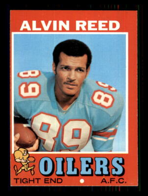 1971 Football Topps Alvin Reed Houston Oilers #169 RC2 | eBay