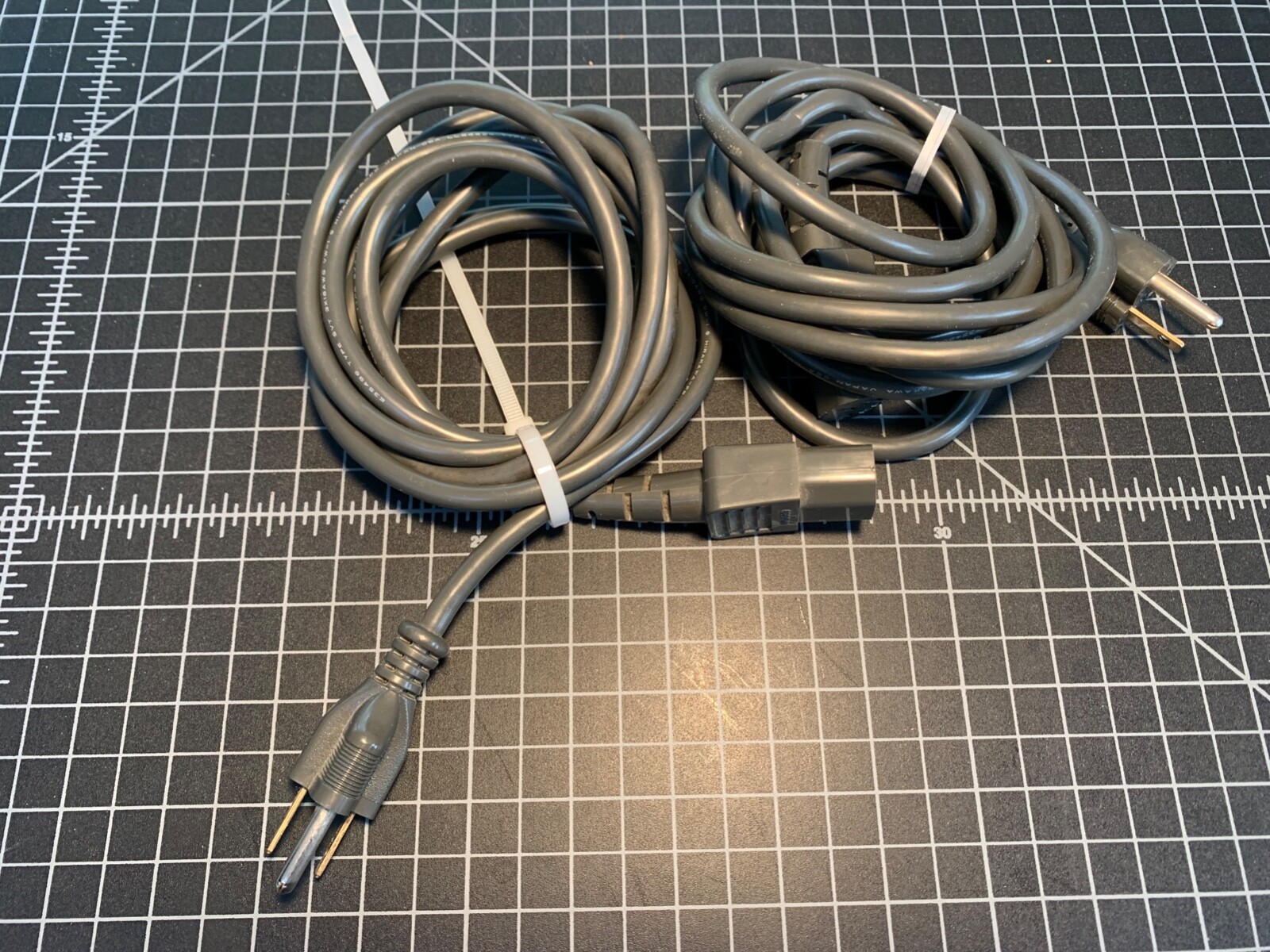 2 Three Prong Power Cords for Computer Monitor. Each 6' long | eBay