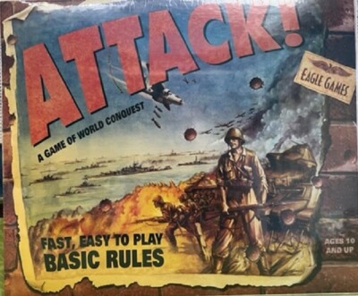 Attack! Board Game by Eagle Games, WWII Miniatures, Shrinkwrap | eBay ...