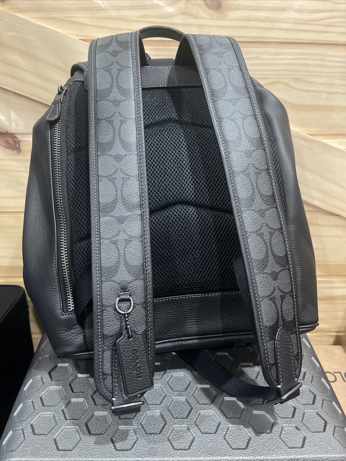 NWT Coach C9864 Sullivan Backpack In Blocked Signature Canvas | eBay