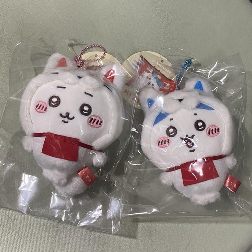 Chikawa Hachiware Fushimi Inari Plush Mascot Set Chiikawa Nagano Goods ...