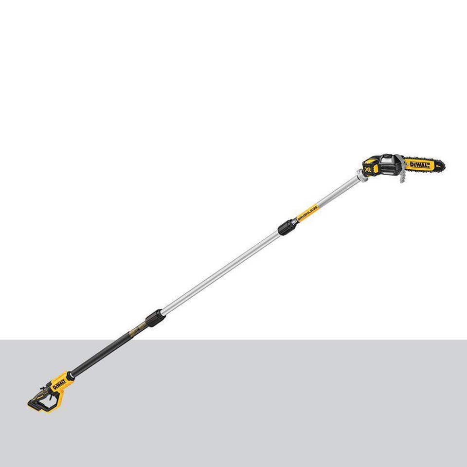 Dewalt Pole Saw 20-V+Angled Head+Cordless+Auto Oiling+Rubber Grip (Tool ...