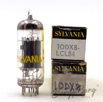 2 Sylvania 10DX8/LCL84 Video Output Sync Amplifier TV Valve- BangyBang ...
