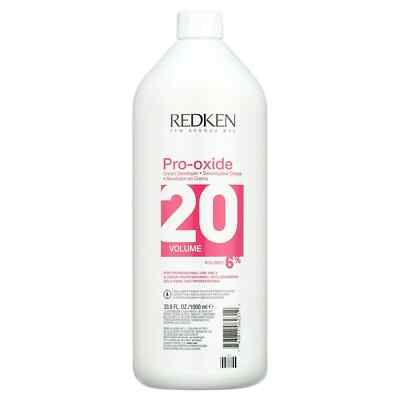 Redken Pro-Oxide Hair Color Cream Developer 20 Volume - 33.8oz ...