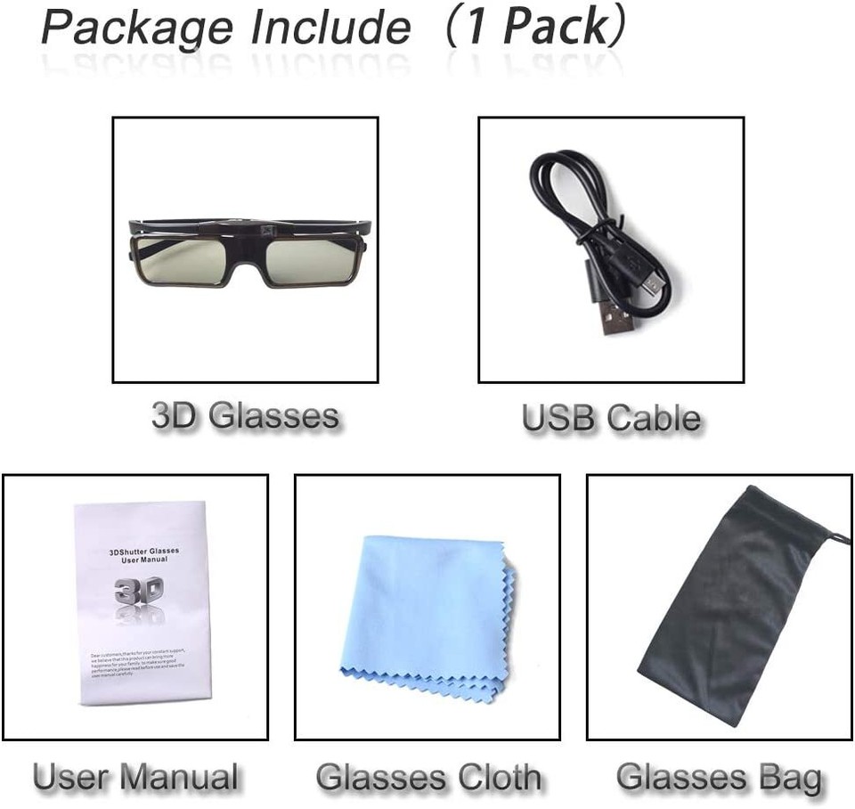 New Rechargeable Bluetooth RF 3D Active Glasses For Samsung 3D TV SSG ...