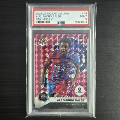 2021-22 Mosaic La Liga Alejandro Balde Pink Mosaic PSA 9 #44 /25 | eBay