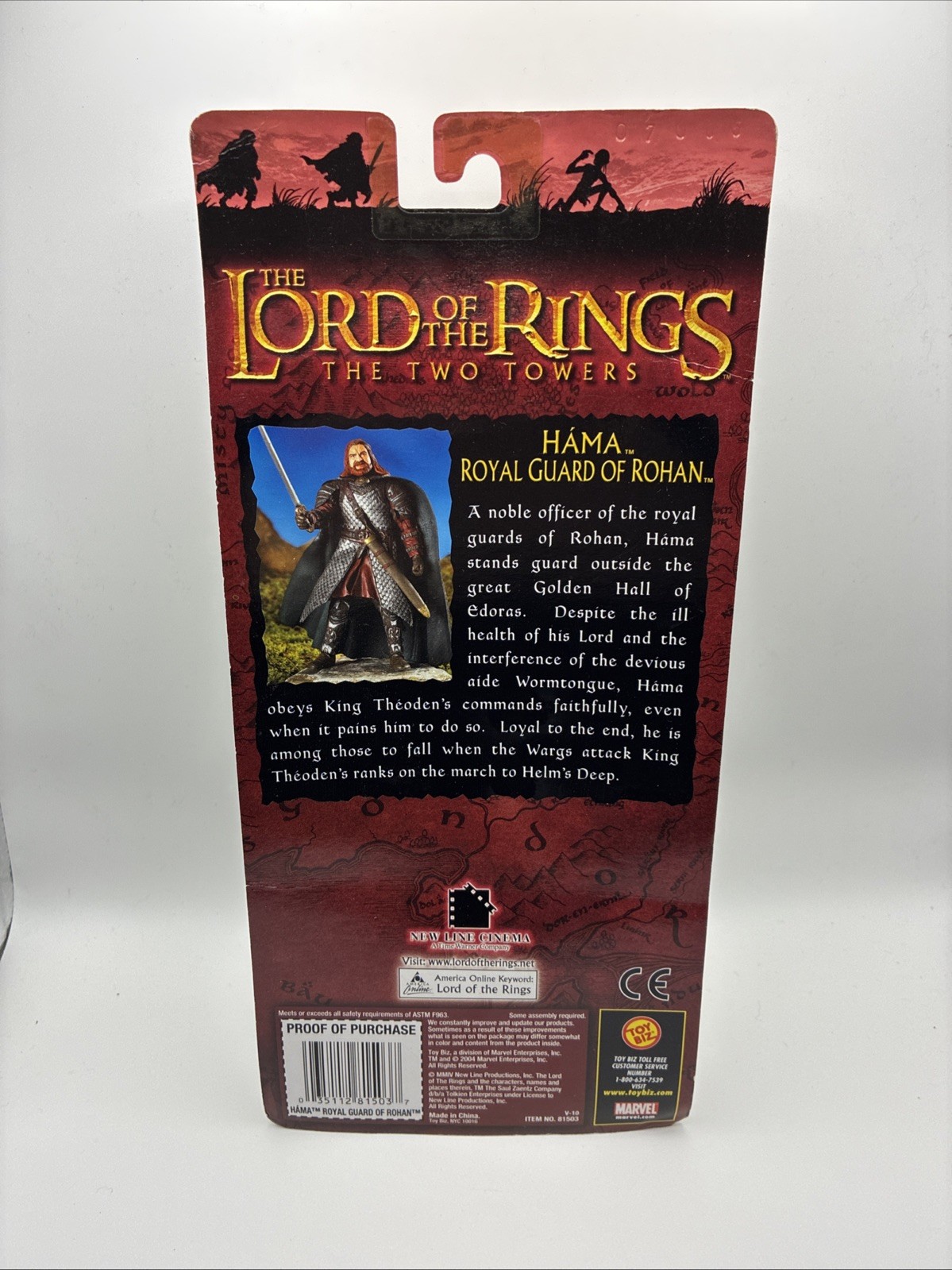 2004 Lord of the Rings HAMA-ROYAL GUARD OF ROHAN The Two Towers Figure ...