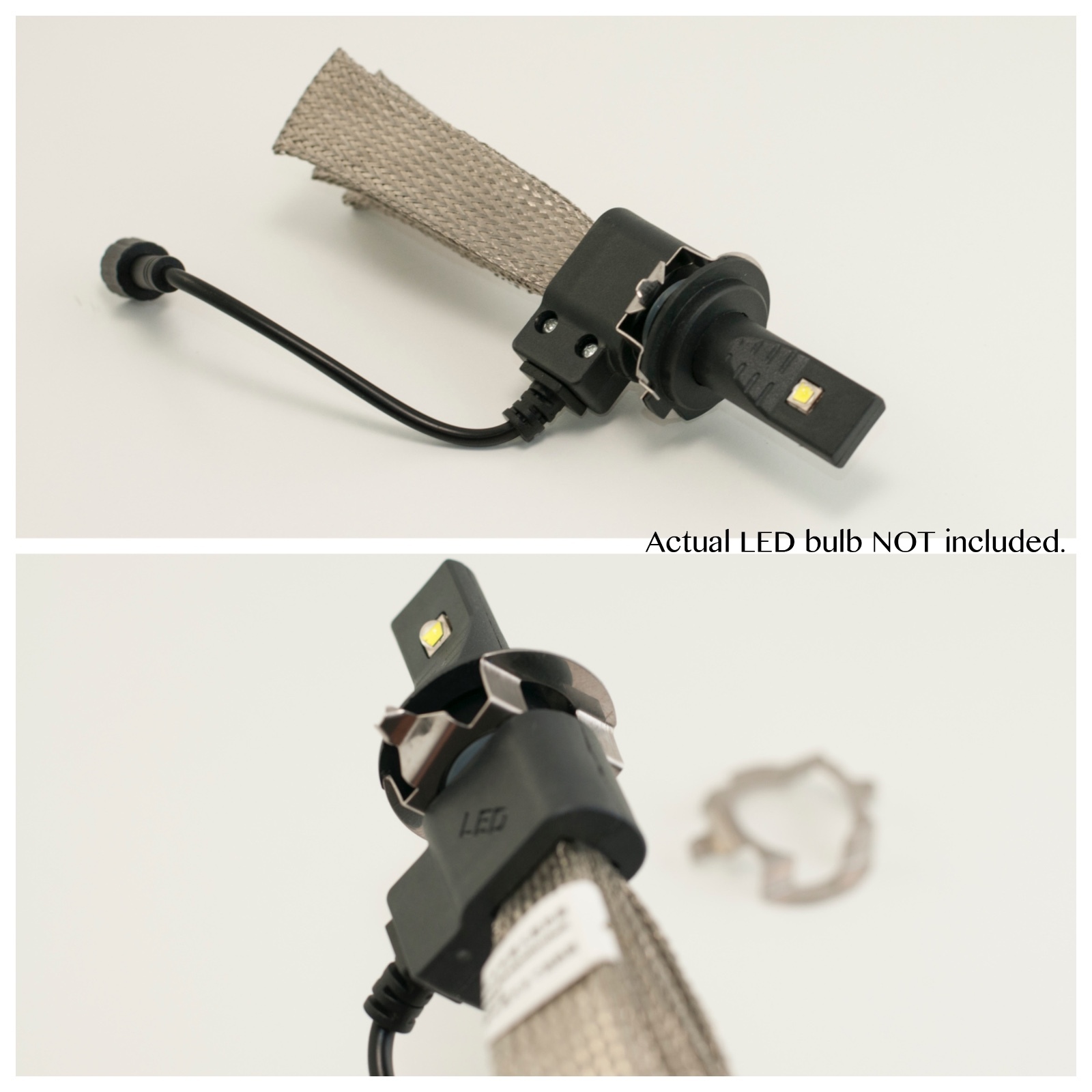 2PC H7 LED Bulb Holder clip Adapters Mercedes BENZ ML350 ML320 W163 ...